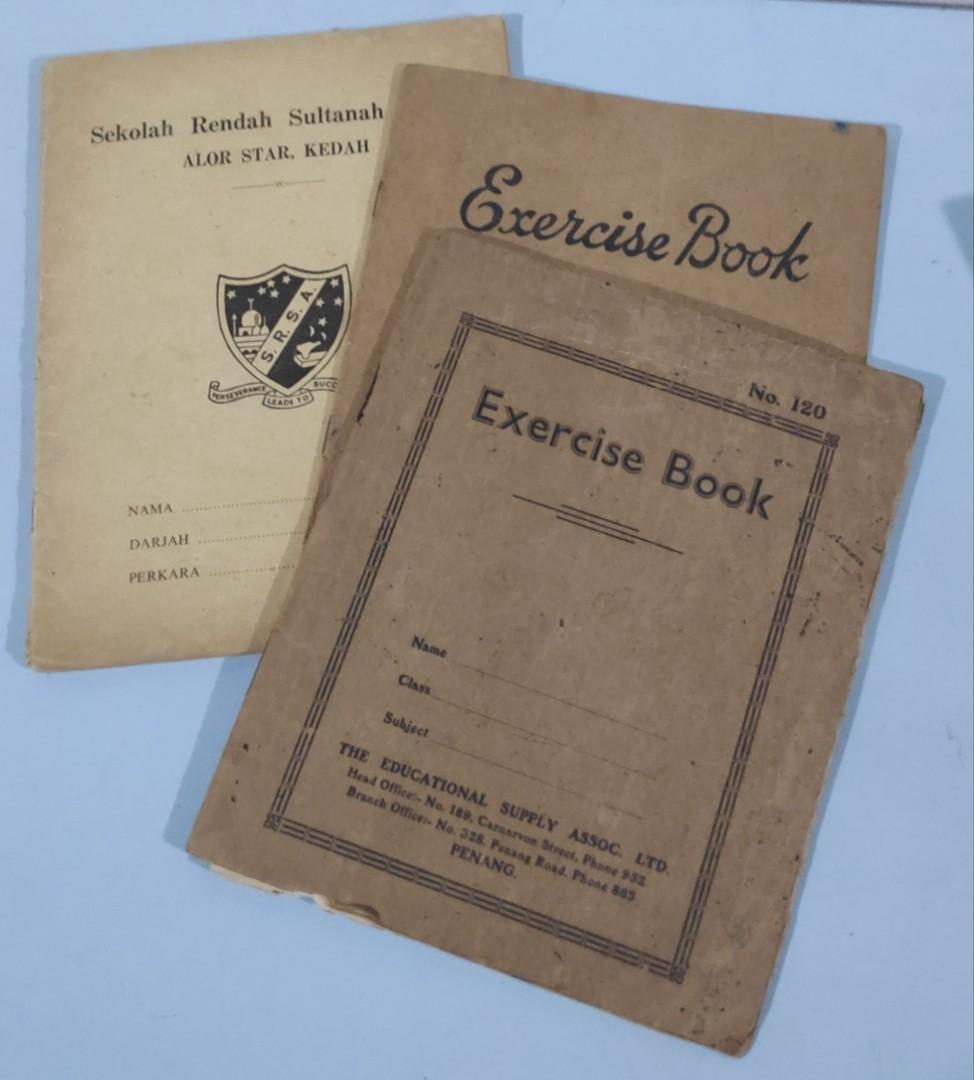 vintage exercise book lot, Hobbies & Toys, Collectibles & Memorabilia ...