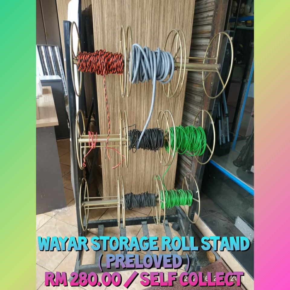 Wayar Storage Roll Stand, Furniture & Home Living, Home Improvement ...