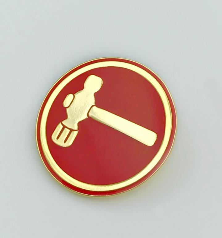Workers' Party Badge, Hobbies & Toys, Memorabilia & Collectibles ...