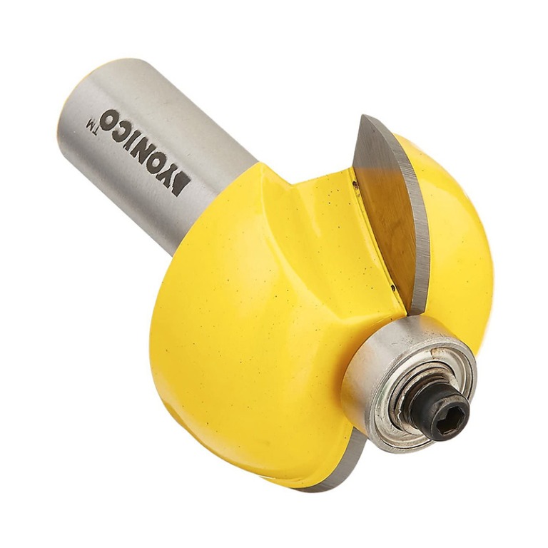 Yonico 13156 1/2-Inch Radius Cove Edge Forming Router Bit 1/2-Inch ...