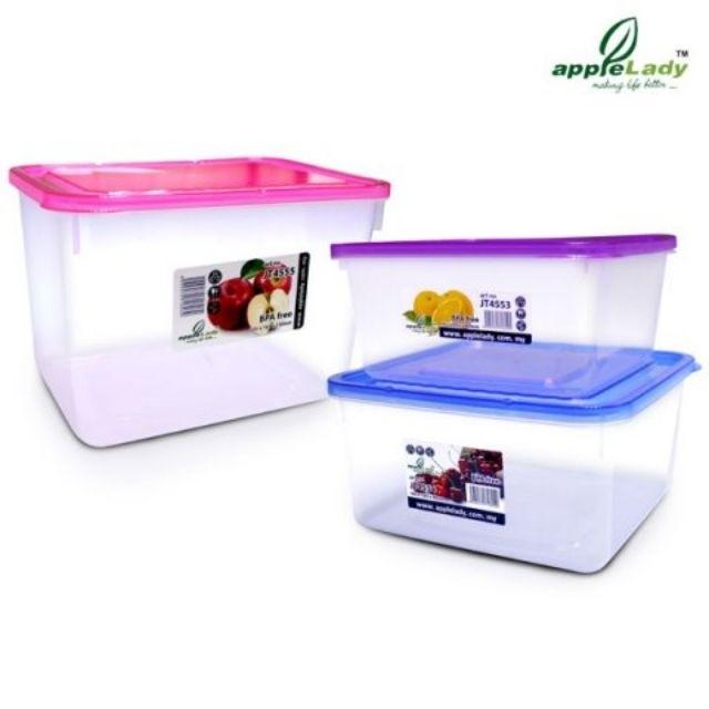 Applelady Colour Cover transparent container rectangle box L180 X W118 ...