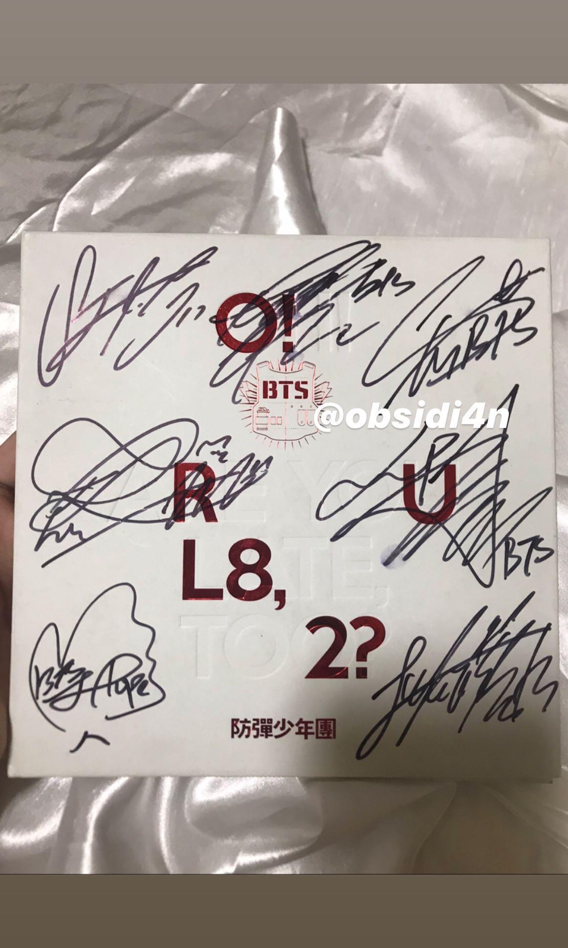 authentic official bts o!rul82 signed album, Hobbies & Toys ...