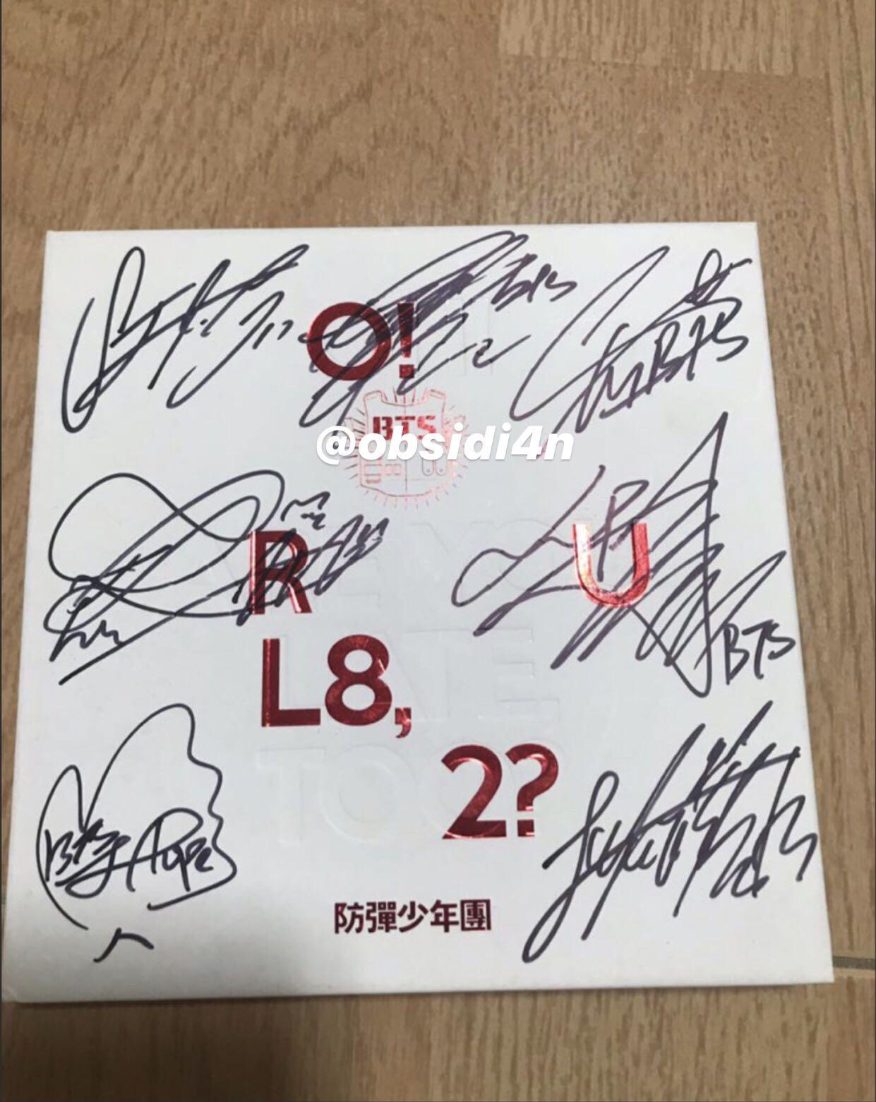authentic official bts o!rul82 signed album, Hobbies & Toys ...