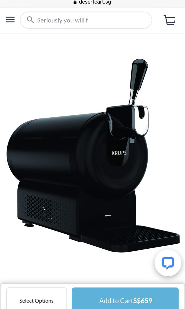 Beerwulf The SUB Compact Black UK | Draught Beer Tap for Home by Krups ...