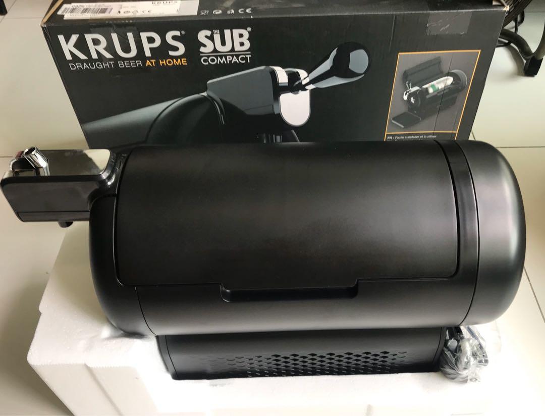 Beerwulf The SUB Compact Black UK | Draught Beer Tap for Home by Krups ...