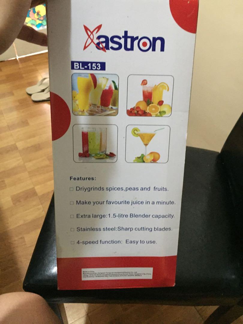 Blender Astron, TV & Home Appliances, Kitchen Appliances, Juicers ...