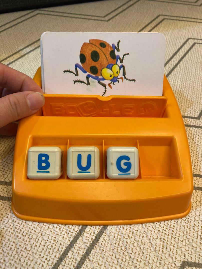Boggle Jr. (ages 3-6) preschooler’s spelling Boggle game, Hobbies ...