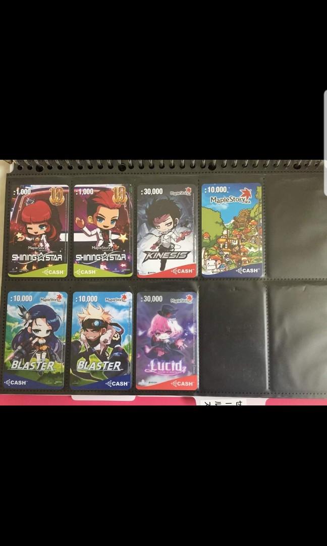 Buying Maplestory card, Video Gaming, Gaming Accessories, Game Gift ...