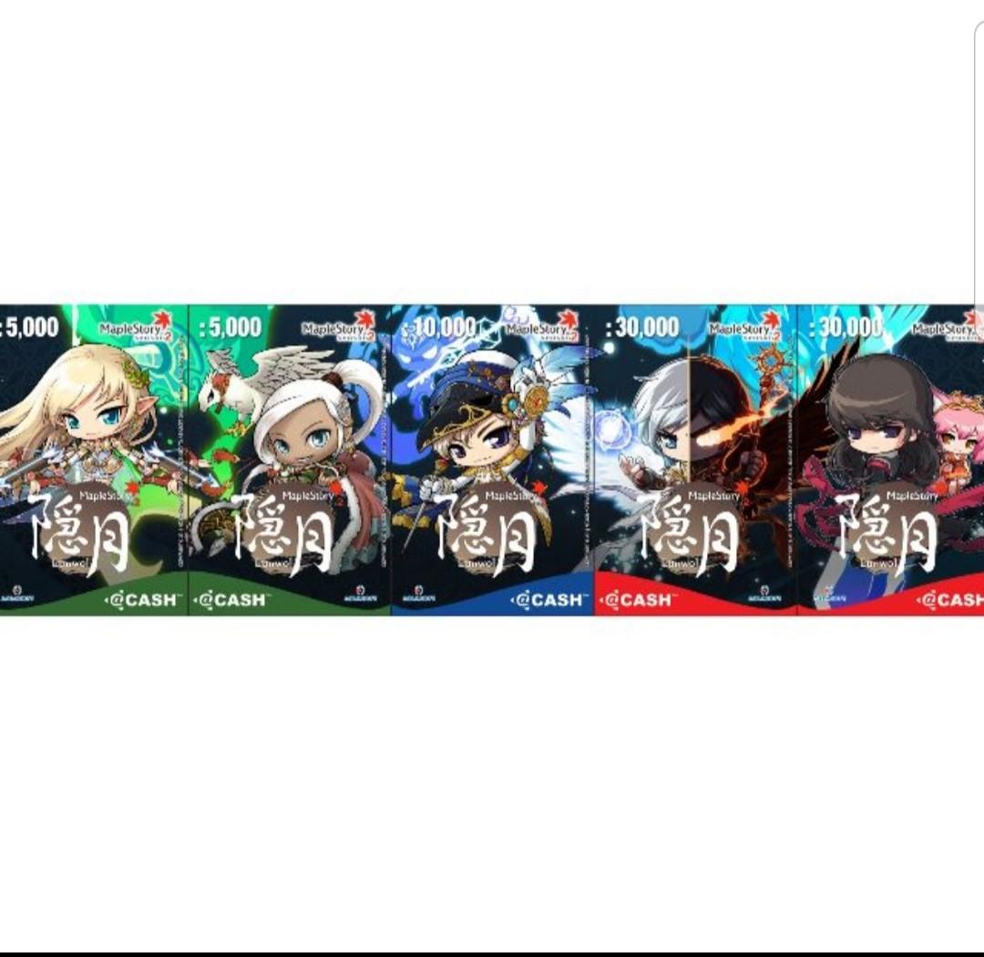 Buying Maplestory card, Video Gaming, Gaming Accessories, Game Gift ...