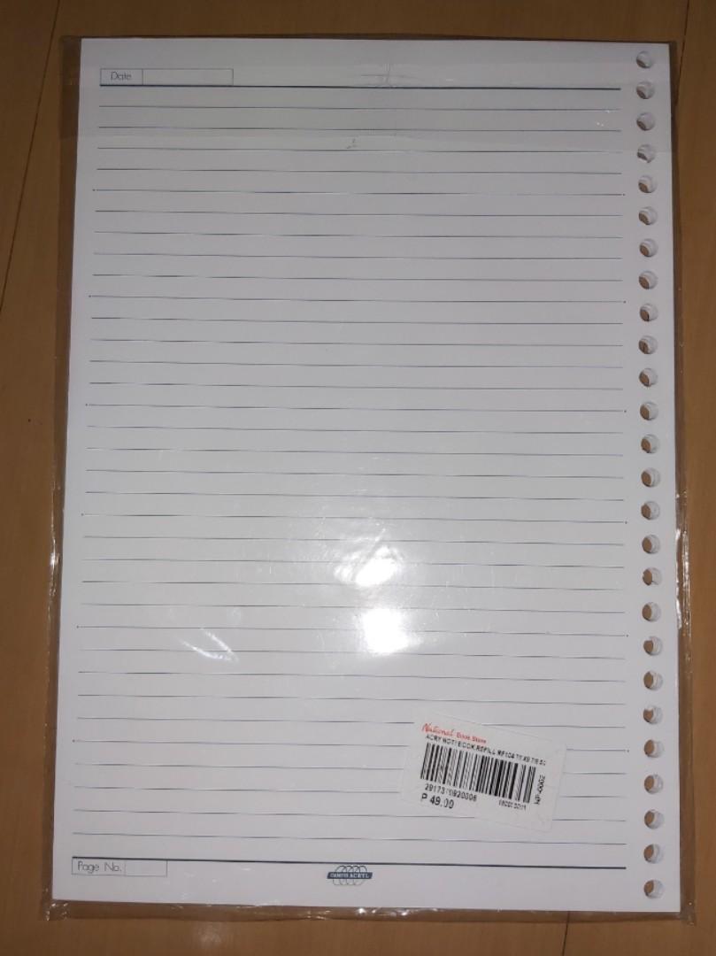 Campus Acryl Loose Filler Notebook Paper, Computers & Tech, Office ...