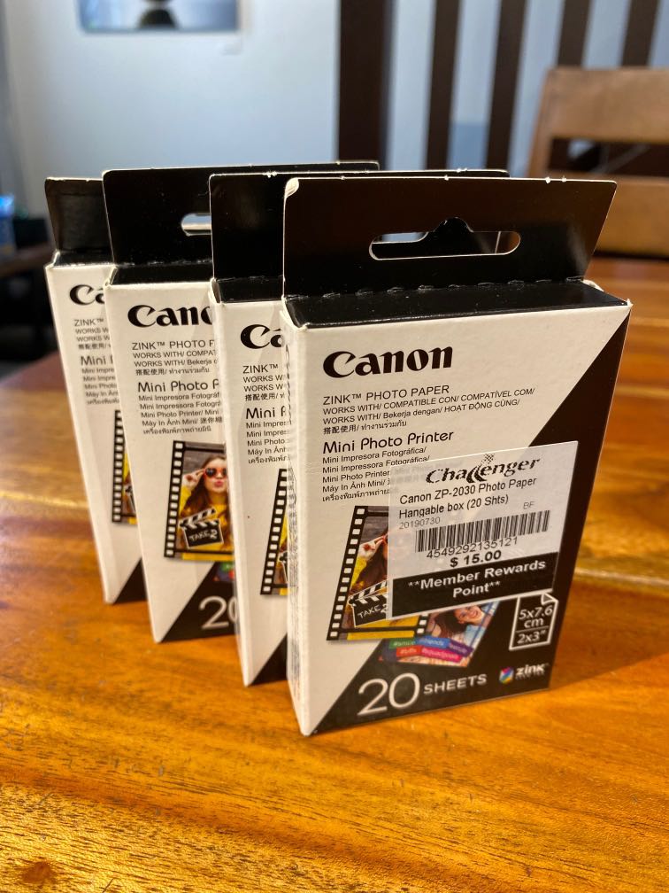Canon mini photo paper, Computers & Tech, Printers, Scanners & Copiers ...