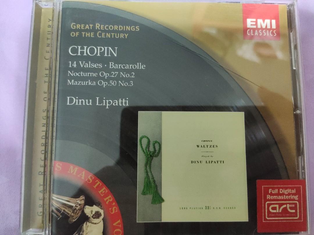 Chopin: Waltzes (Dinu Lipatti), Hobbies & Toys, Music & Media, Vinyls on Carousell