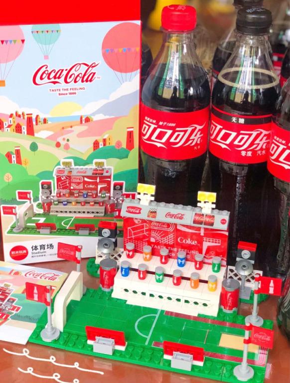 Coca Cola x Family Mart Lego Block Stadium Model, Hobbies & Toys, Toys ...