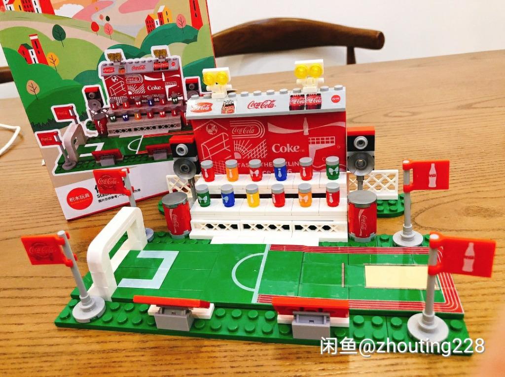 Coca Cola x Family Mart Lego Block Stadium Model, Hobbies & Toys, Toys ...