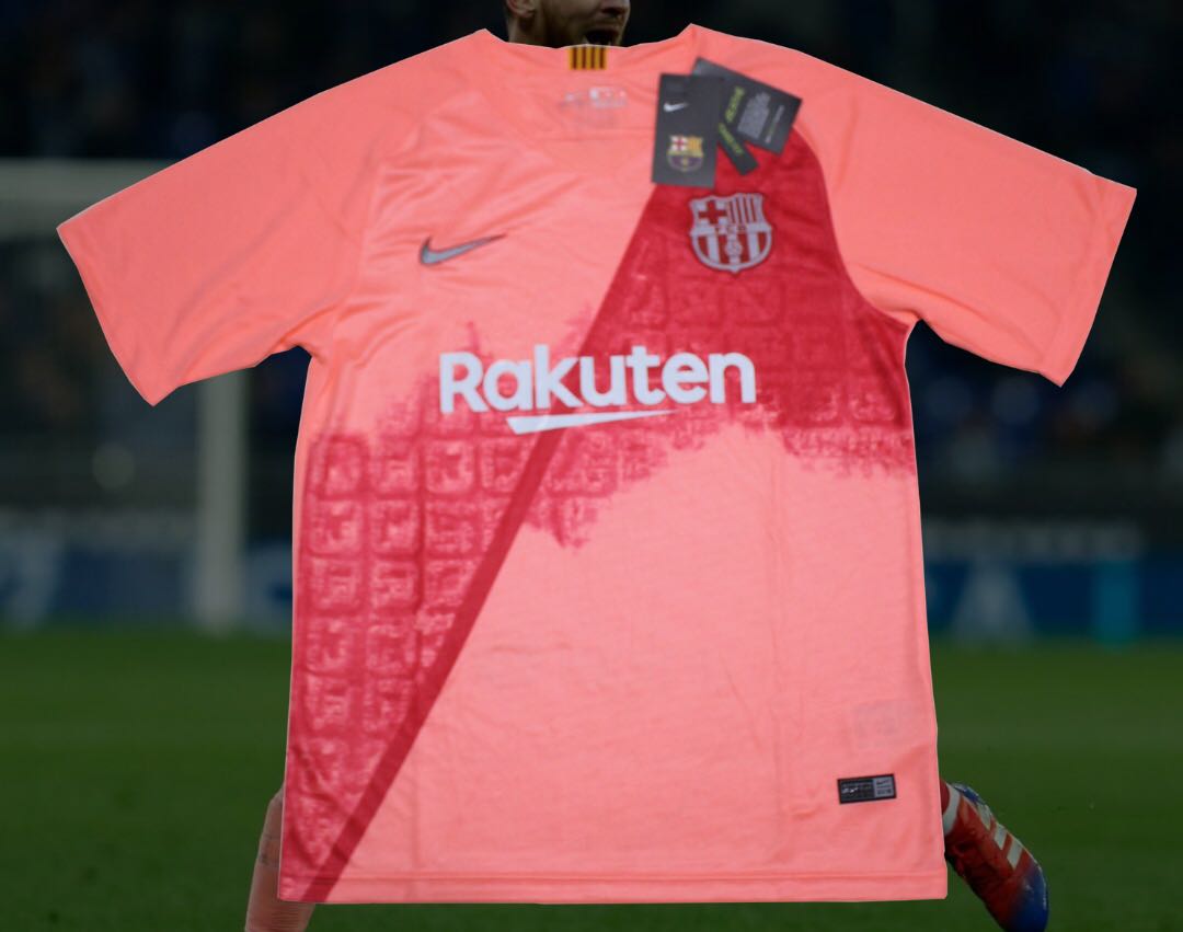 FC BARCELONA THIRD KIT 2018/2019, Men's Fashion, Activewear on Carousell