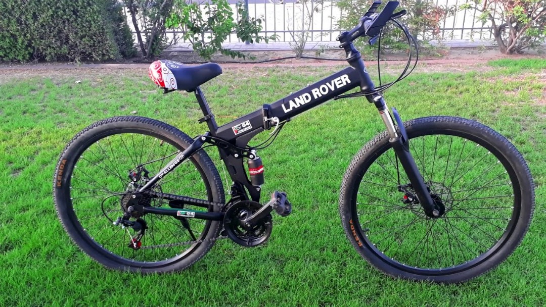 Foldable 26 inch steel frame Land rover bicycle mountain bike, Bicycles ...