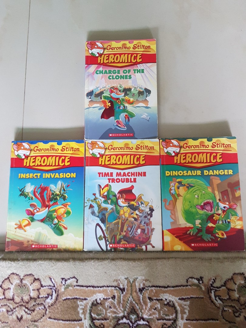Geronimo Stilton -Heromice series, Books & Stationery, Fiction on Carousell