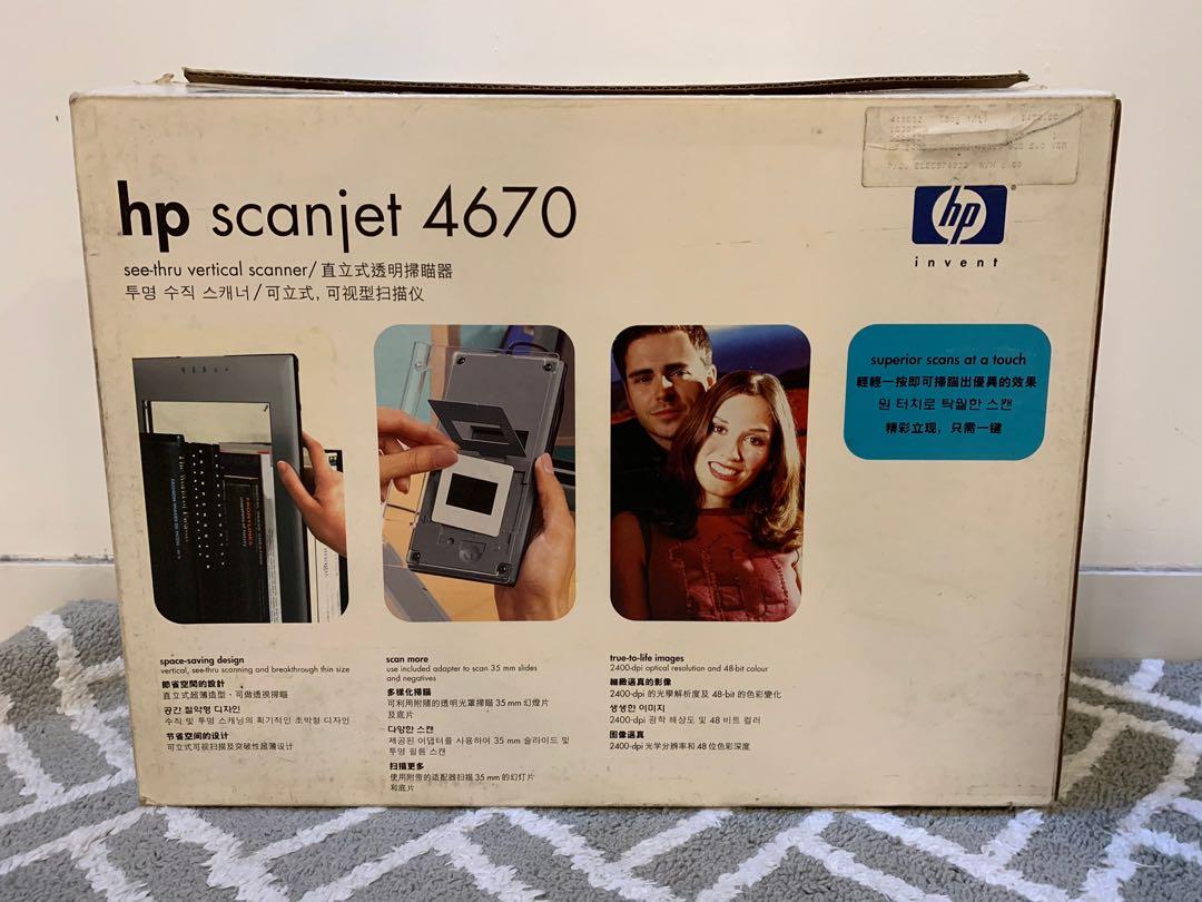 HP Scanjet 4670 See-Thru Vertical Scanner, Computers & Tech, Printers ...