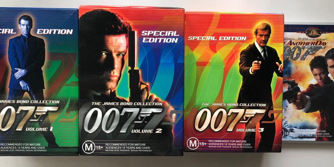 James Bond 007 Collection Special Edition - 19+1 DVD Set, Music & Media ...