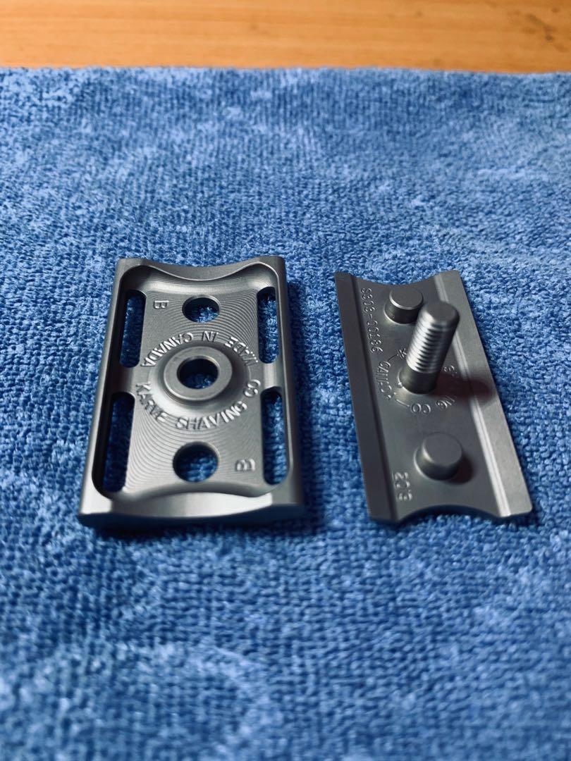 Karve Christopher Bradley SS B plate razor + Free SS Stand and 2 Astra ...