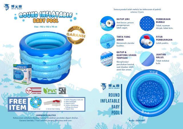Kolam spa baby kolam renang anak swimming pool, Bayi & Anak, Mainan ...
