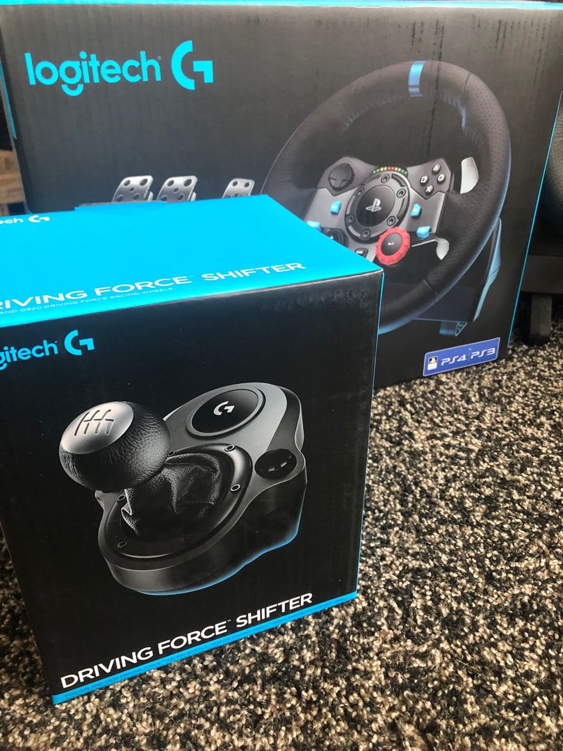 Logitech G29 with driving force shifter, Video Gaming, Video Game ...