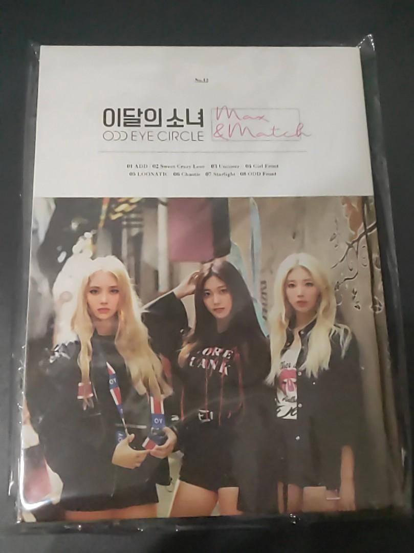 LOONA ODD EYE CIRCLE OEC MAX & MATCH ALBUM UNSEALED, Entertainment, K-Wave on Carousell