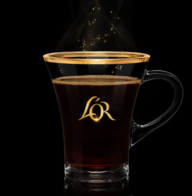 L'OR LUNGO ESPRESSO COFFEE GLASS CUP 150ML, Furniture & Home Living ...