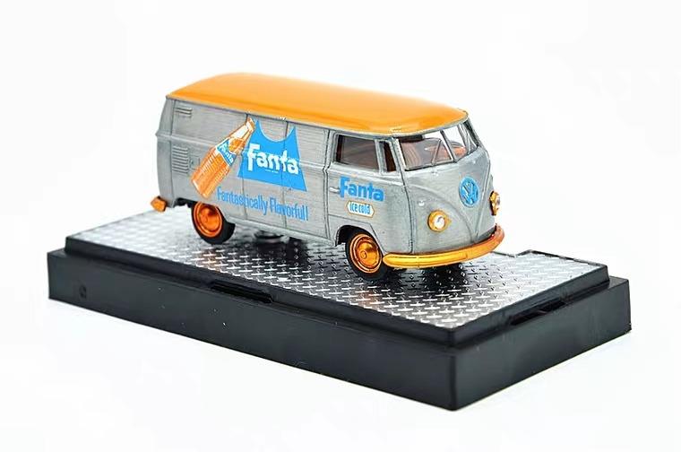 M2 Machines 1:64 Volkswagen FANTA Chase VW Delivery Van Diecast Car ...