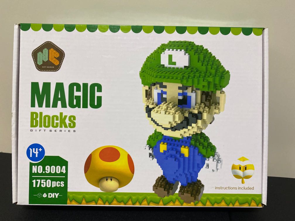 Lego Magic blocks - Luigi (Super Mario), Hobbies & Toys, Toys & Games ...