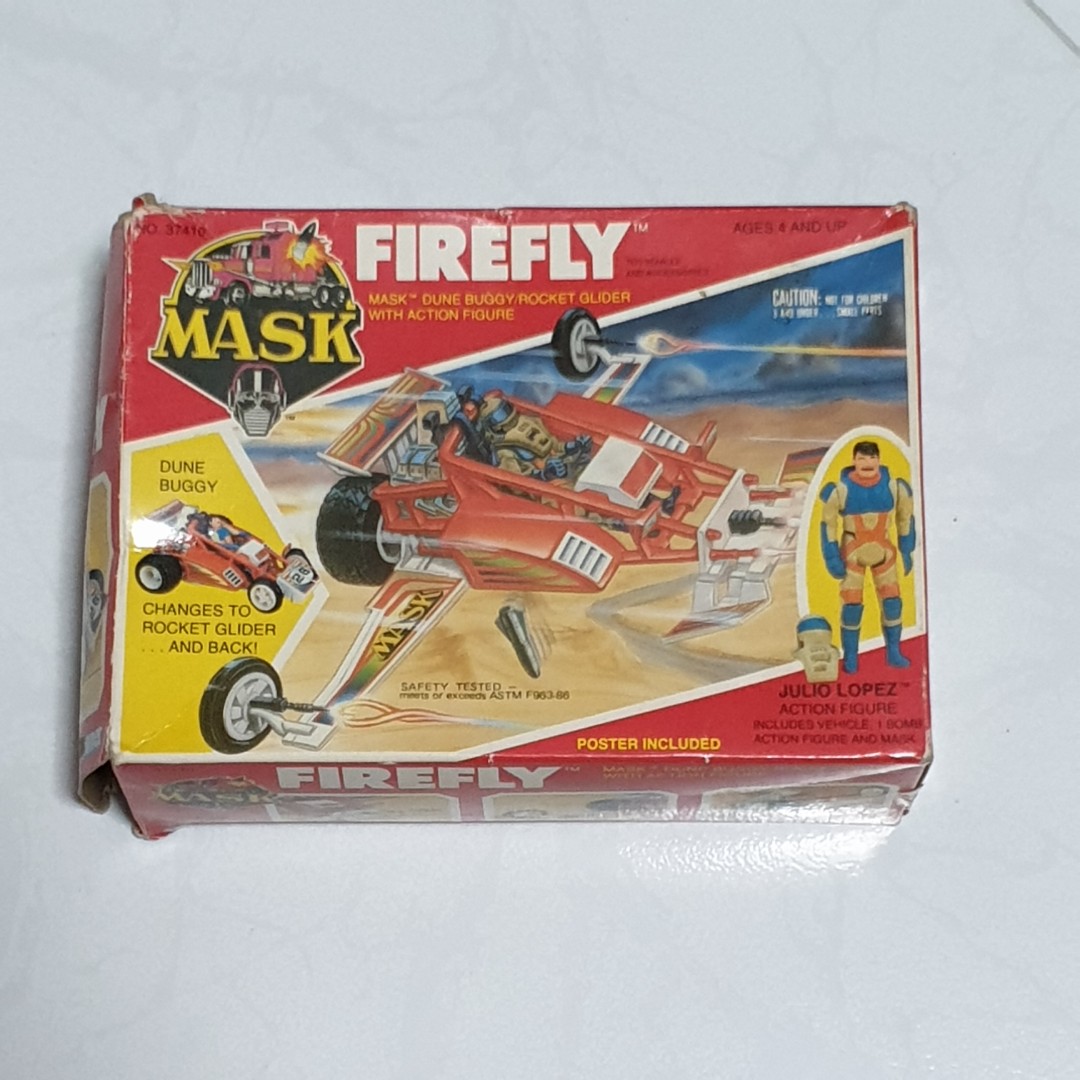 M.A.S.K. (MASK) Firefly with Box, Hobbies & Toys, Toys & Games on Carousell