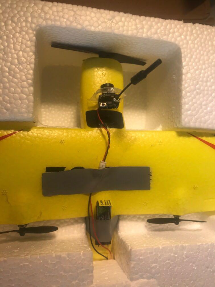 Micro RC airplane with DIY FPV camera, Hobbies & Toys, Toys & Games on ...