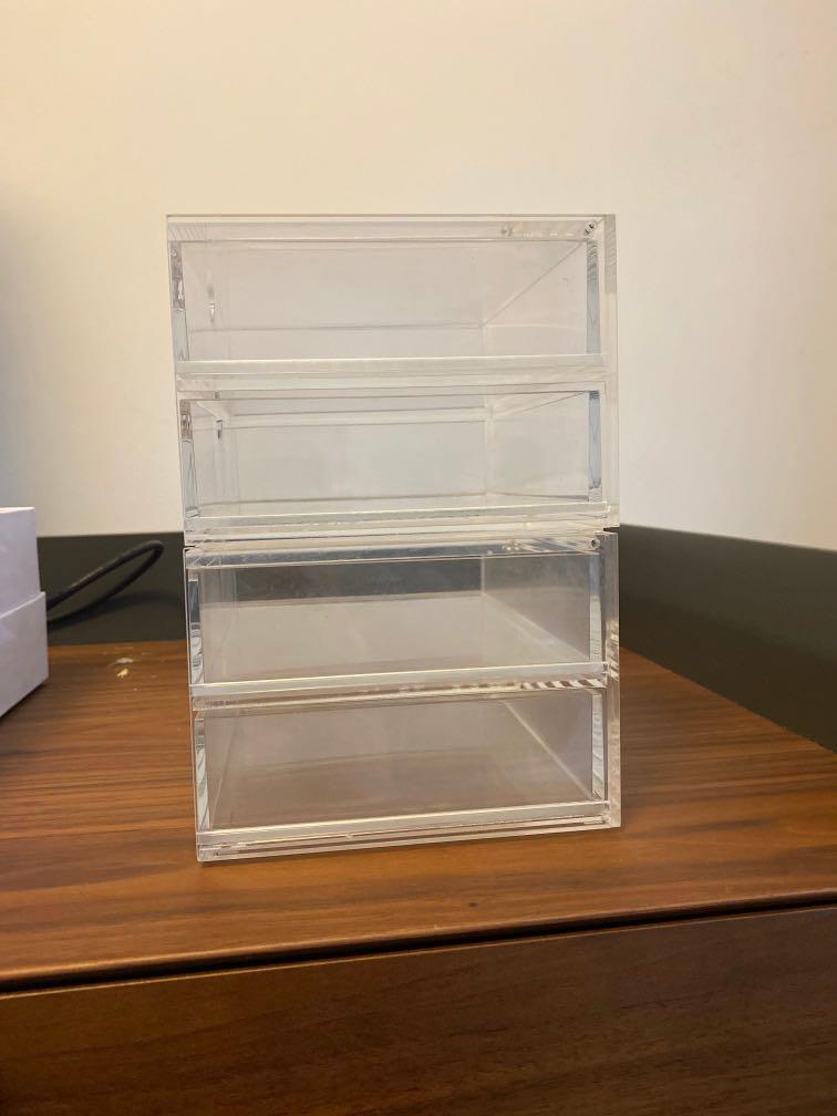 Muji Acrylic Box x 1, Furniture & Home Living, Home Improvement ...