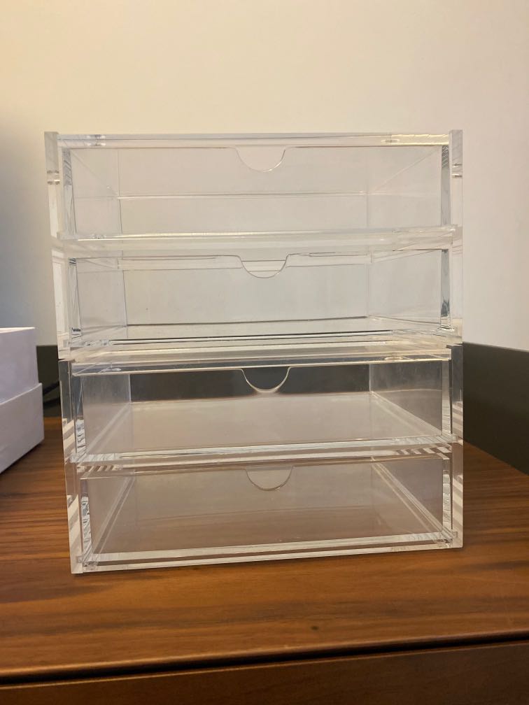 Muji Acrylic Box x 1, Furniture & Home Living, Home Improvement ...