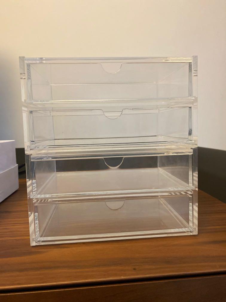 Muji Acrylic Box x 1, Furniture & Home Living, Home Improvement ...