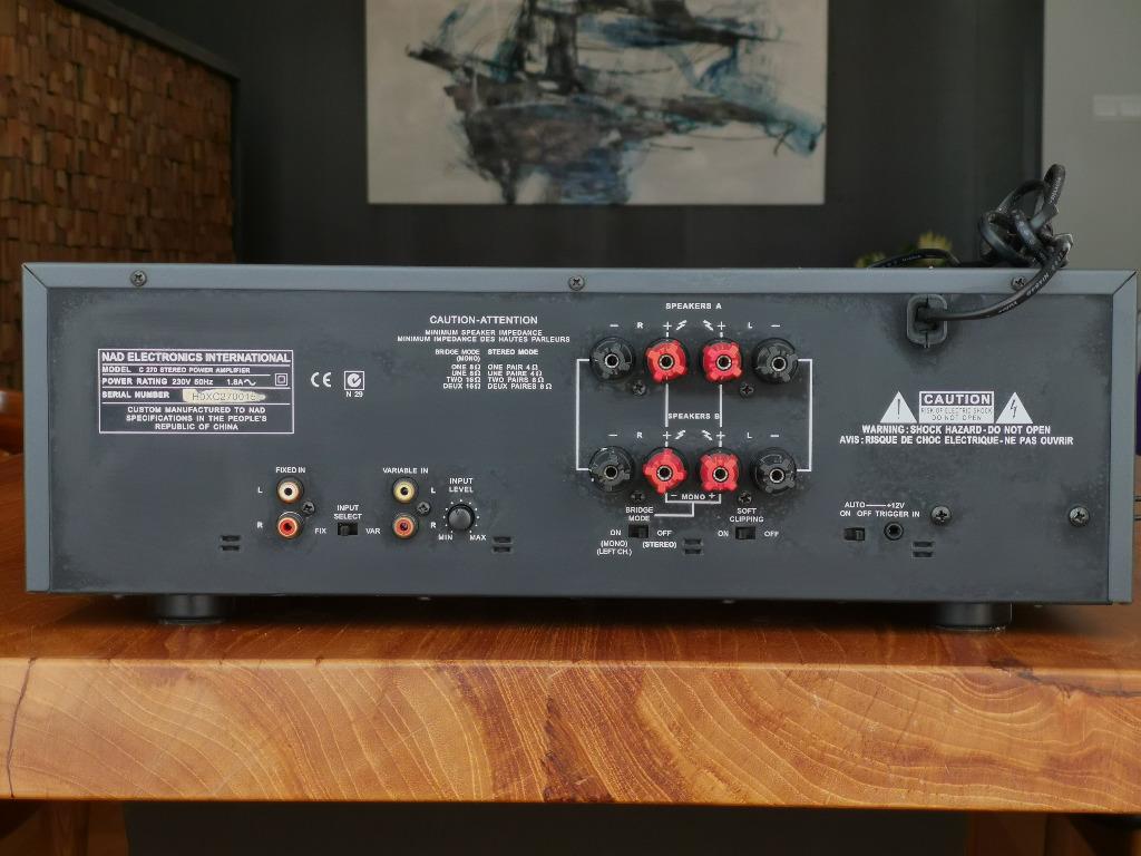 NAD C270 Power Amplifier, Audio, Other Audio Equipment on Carousell