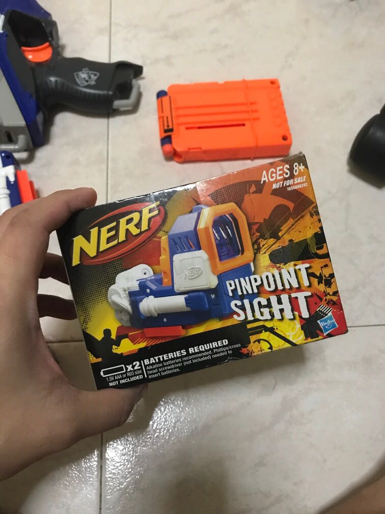 Nerf Pin Point Sight, Hobbies & Toys, Toys & Games on Carousell