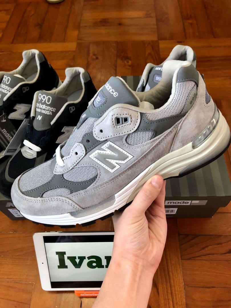 New Balance 992 GR, 990v2 NV, 男裝, 鞋, 西裝鞋 - Carousell