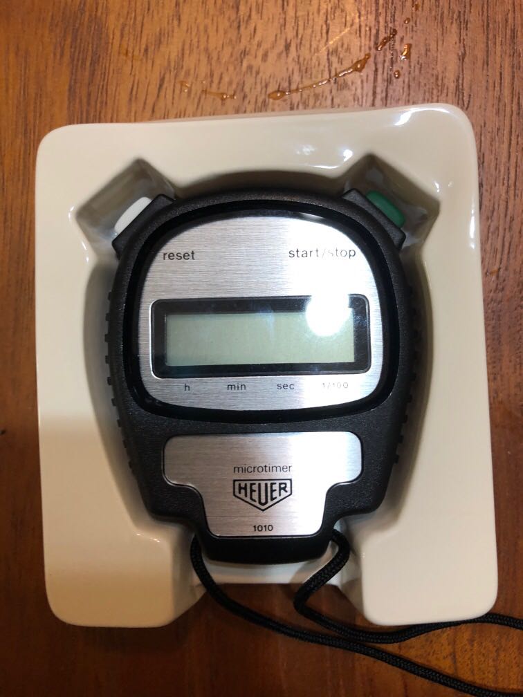 New Heuer Microtimer 1010 Stopwatch, Mobile Phones & Gadgets, Wearables ...