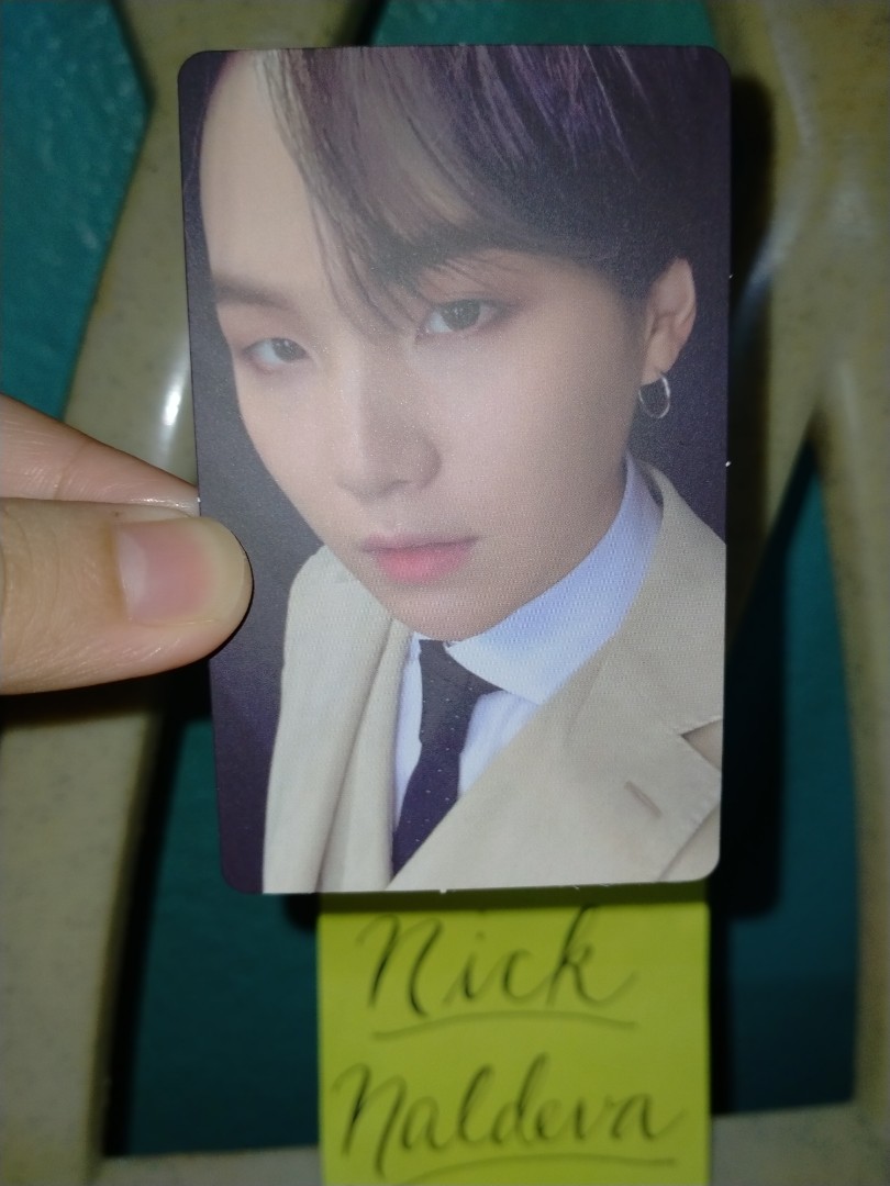 OFFICIAL BTS MOTS 7 Version 3 Yoongi photocard on Carousell