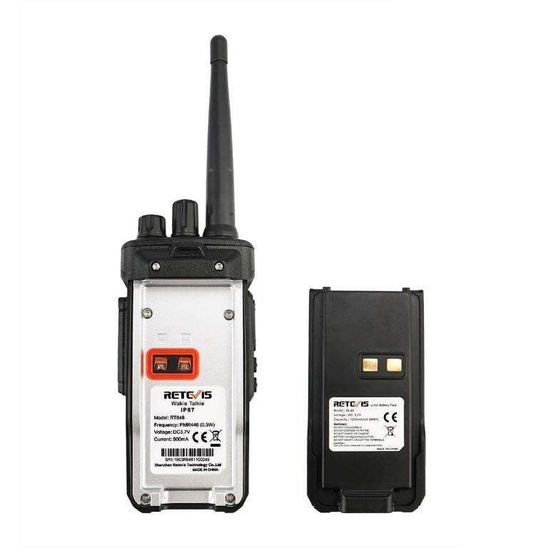 PMR446 for travel Floating, RETEVIS RT648 IP67 Waterproof Walkie Talkie ...