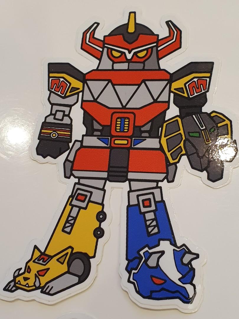 Power Rangers & Megazord Stickers, Hobbies & Toys, Stationery & Craft ...