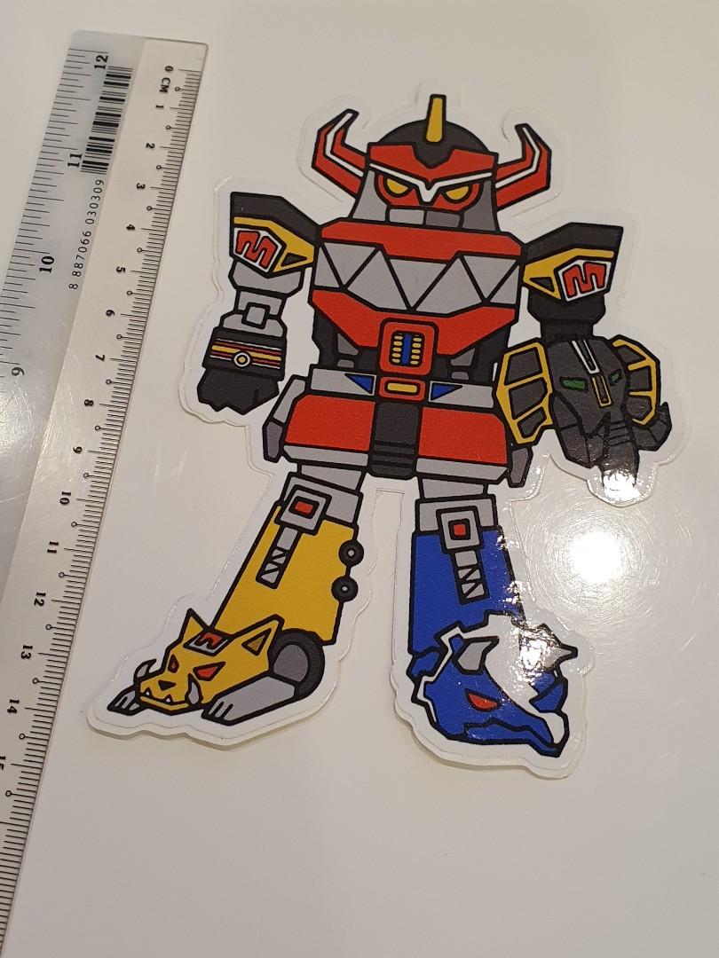 Power Rangers & Megazord Stickers, Hobbies & Toys, Stationery & Craft ...