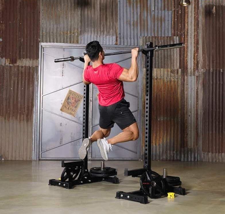 Premium Heavy Duty Split Squat Rack Stand 2mm Steel Gauge 41kg!, Sports ...
