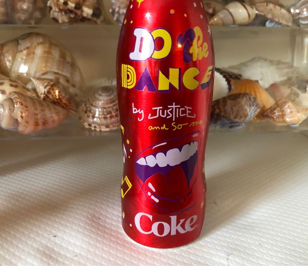 Rare Coca Cola 2009 法國 France"Do The DANCE" By Justice 鋁樽 鋁瓶 可口可樂, 嘢食 ...