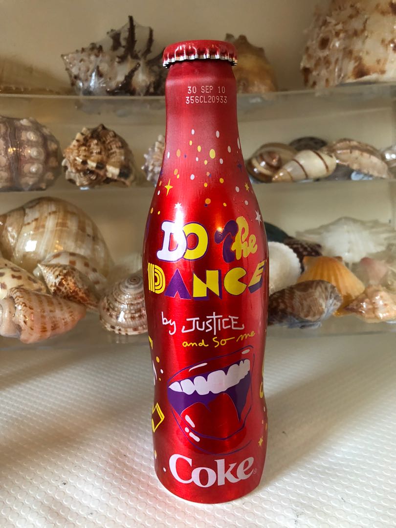 Rare Coca Cola 2009 法國 France"Do The DANCE" By Justice 鋁樽 鋁瓶 可口可樂, 嘢食 ...