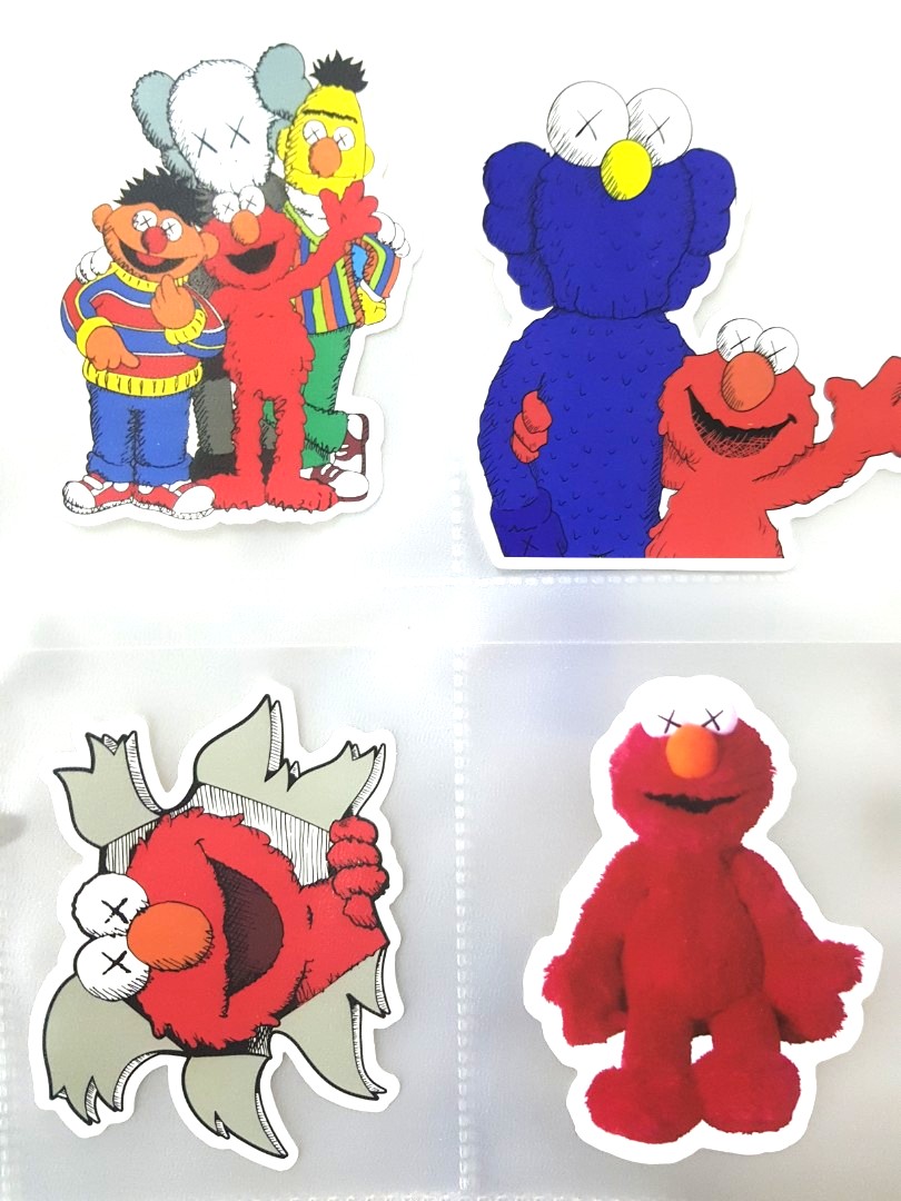 Sesame Street Elmo KAWS Stickers HYPEBEAST, Design & Craft, Art ...