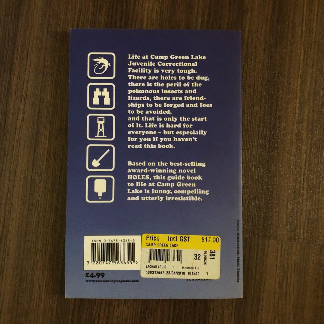 Holes, Stanley Yelnats’ survival guide to Camp Green Lake book by Louis ...
