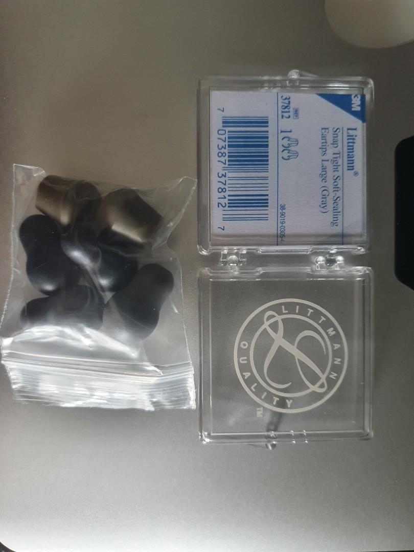 Stethoscope ear tips - Littmann original, Health & Nutrition, Medical ...