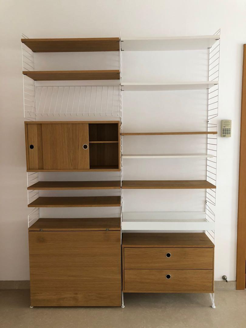 String Shelving System, Furniture & Home Living, Furniture, Shelves ...
